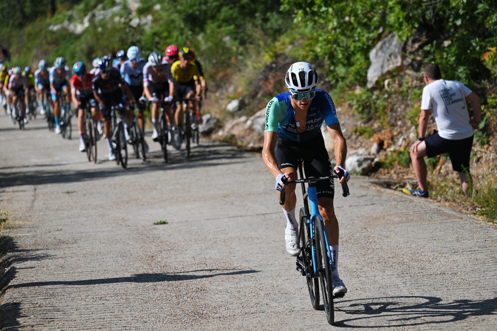 Felix Gall finishes fifth in the first mountain stage of the Vuelta ...